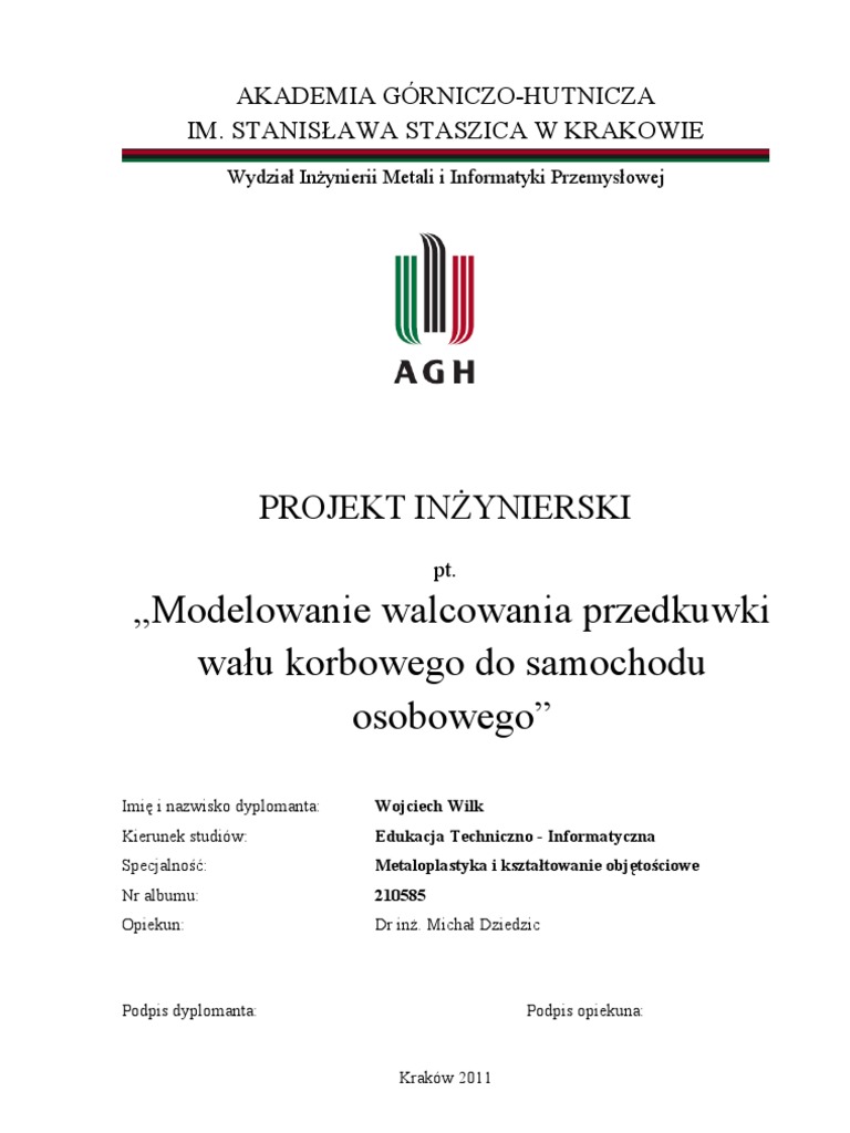 Praca Inżynierska | PDF