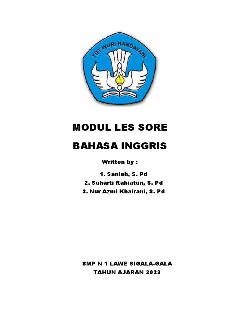 Modul Les Sore | PDF | Indonesian Language | English Language