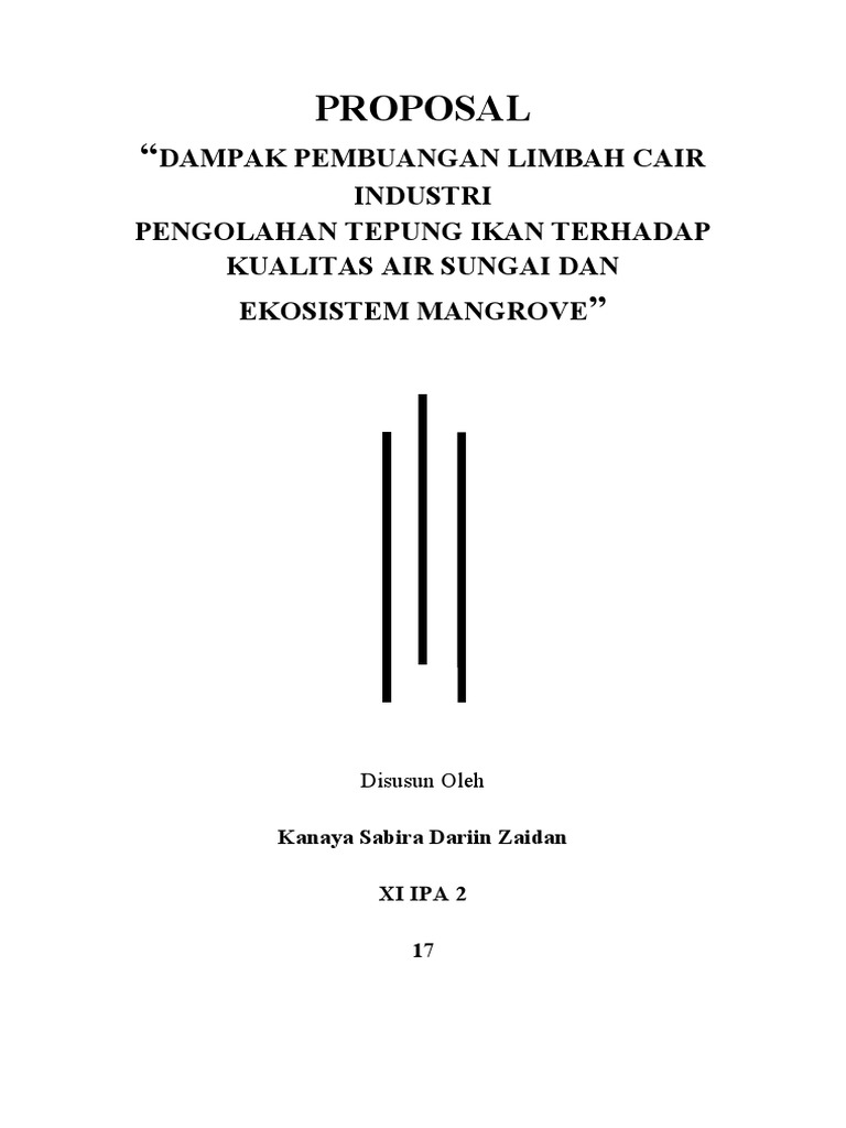 Proposal Kanaya | PDF