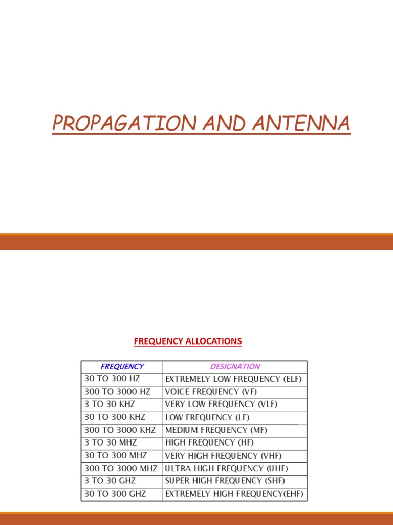 Propagation and Antenna | PDF | Antenna (Radio) | Radio Propagation