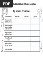 Y3 Science Worksheet 1 Week 22 (Transparent, Translucent & Opaque) | PDF