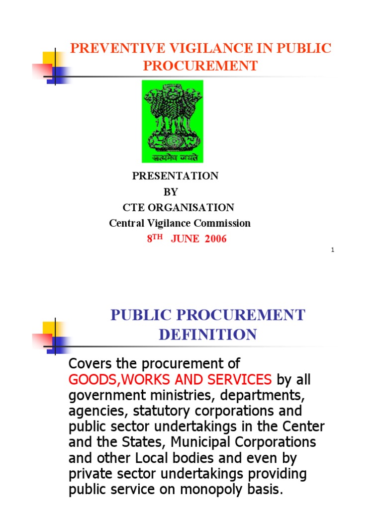 Canons of Procurement | PDF | Procurement | Specification (Technical Standard)
