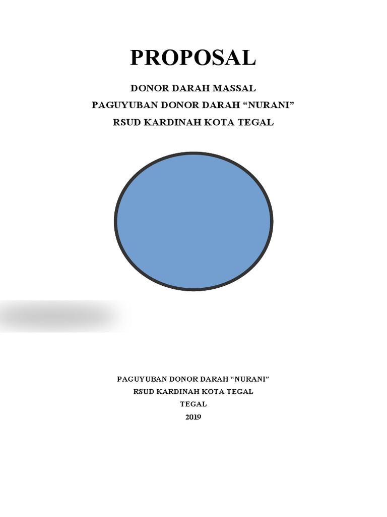 PROPOSAL Donor Darah Nurani | PDF