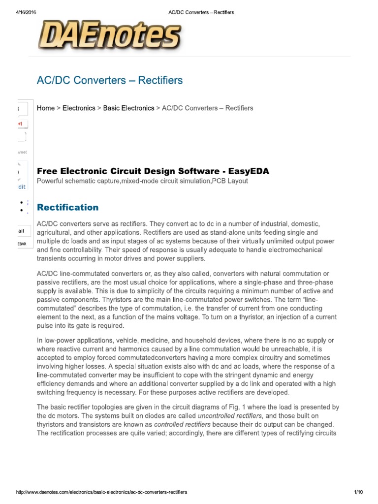 AC DC Converter | PDF