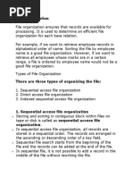 File Organization in DBMS | PDF | Database Index | Databases