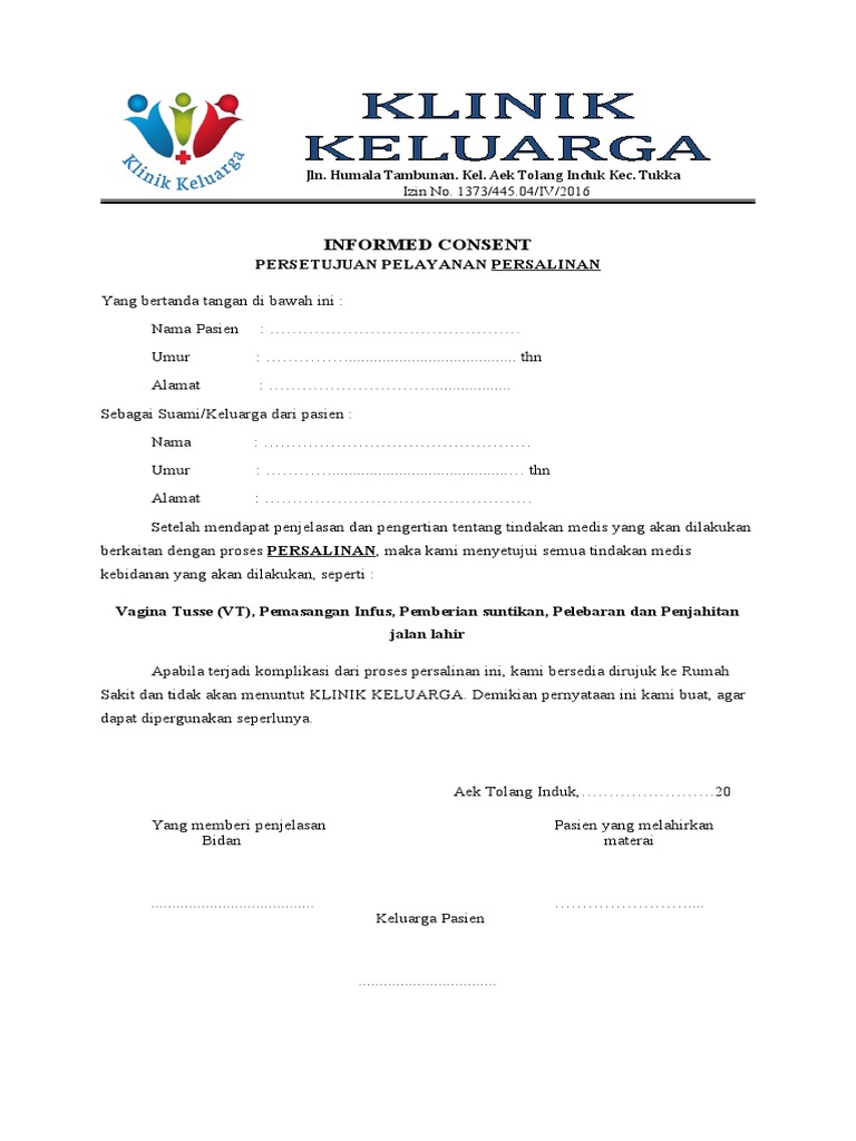Inform Consent | PDF