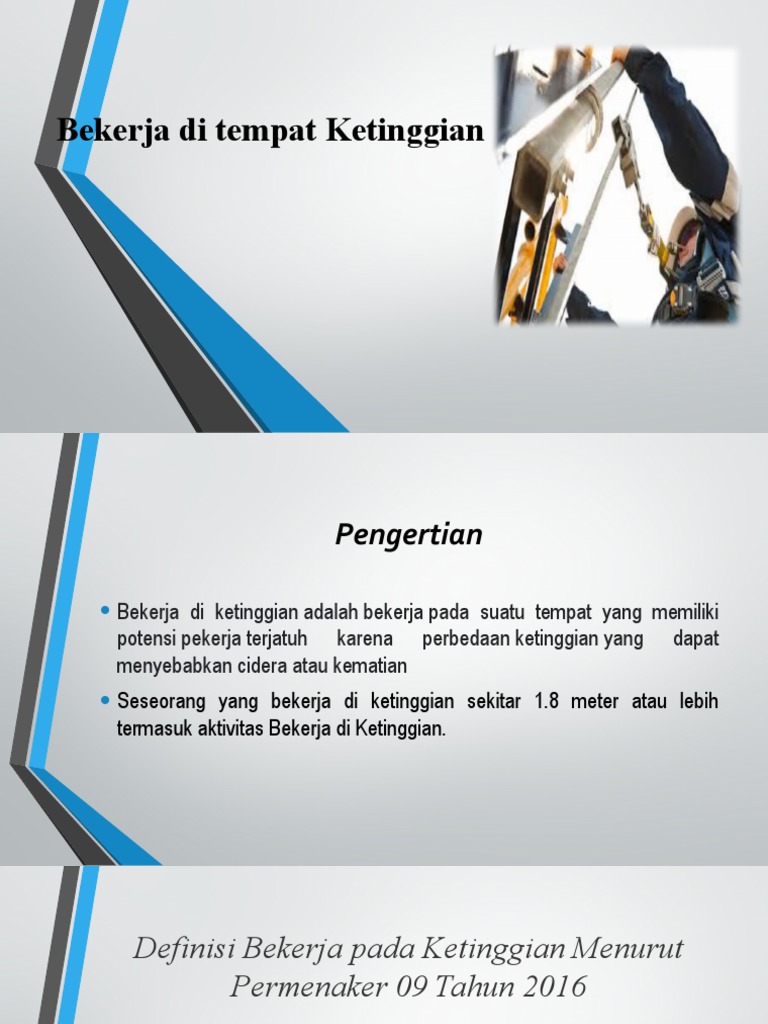 Panduan K3 Bekerja di Ketinggian | PDF | Sains & Matematika