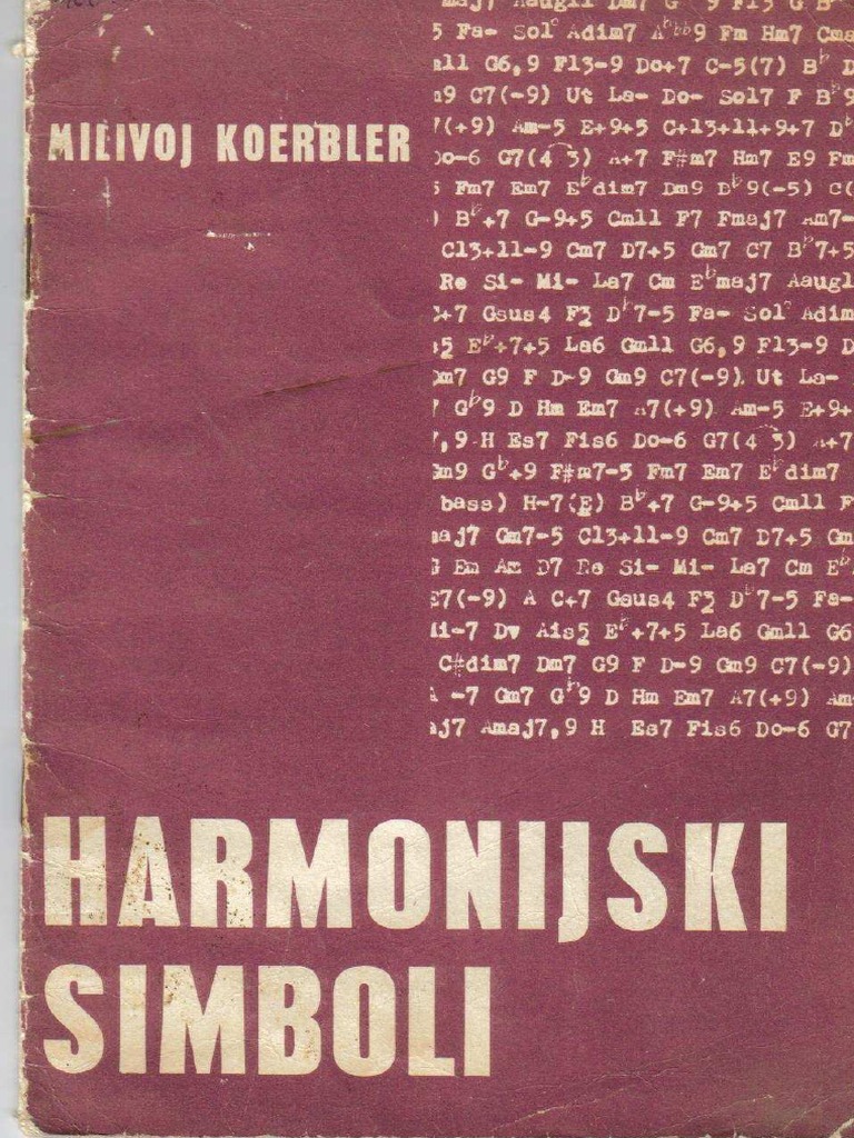 Harmonijski Simboli - Milivoj Koerbler | PDF