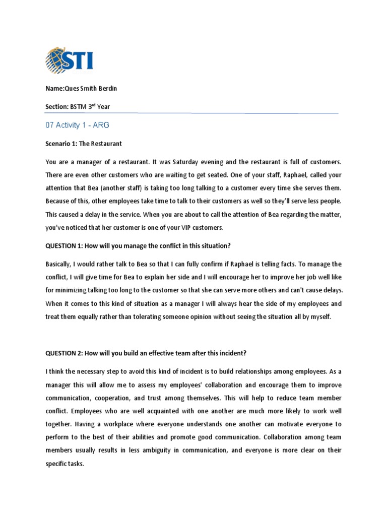 07 Activity 1 - ARG | PDF