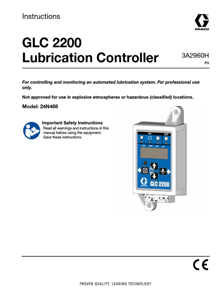 GLC2200 Graco Grease Autolube Module Timer Controller | PDF | Personal ...