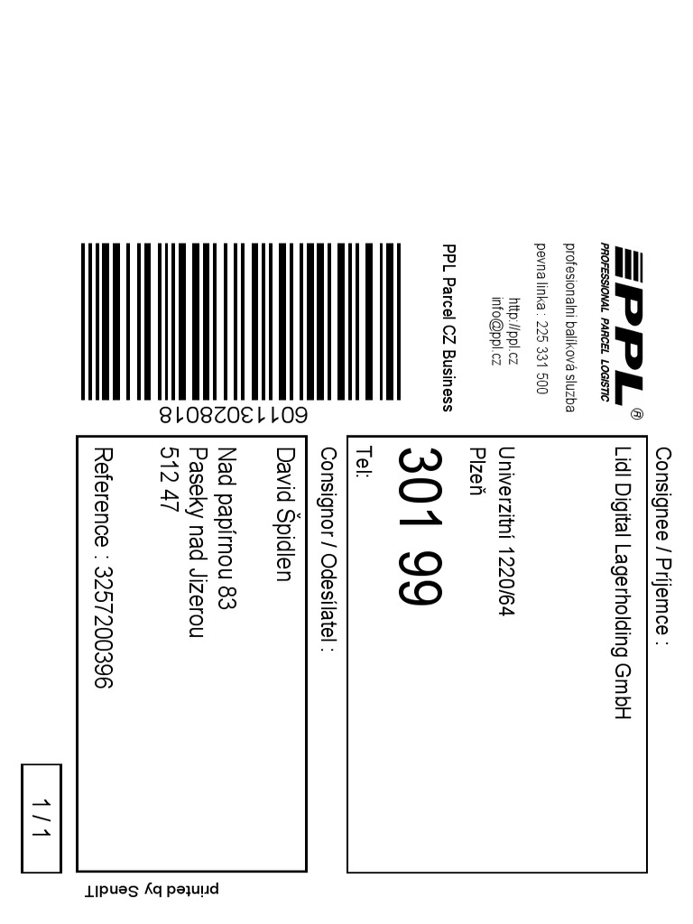 Carrier Label | PDF