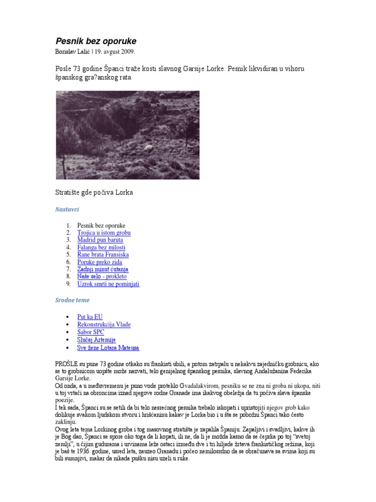 Lorka | PDF