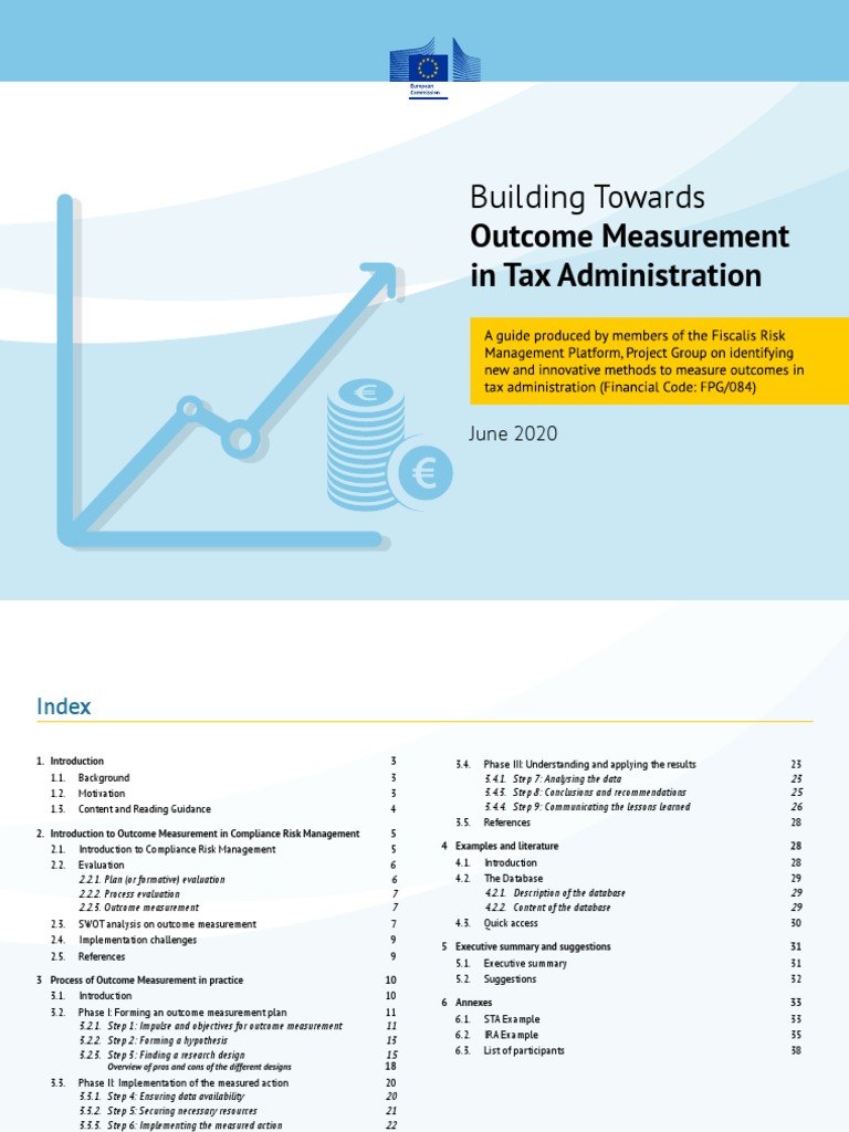 EU Outcome Measurement in Tax Administration | PDF | Evaluation | Risk