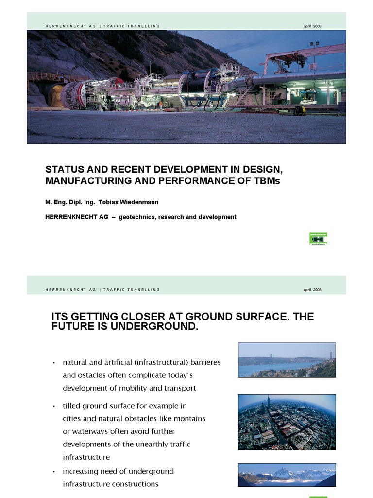 Tecnologia TBM Epb Hydro | PDF | Tunnel | Foam