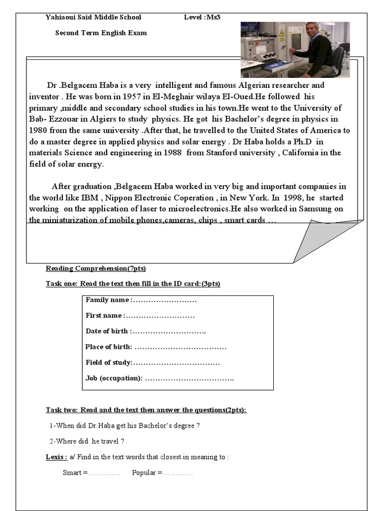 Second Exam MS3 2022 | PDF | Science