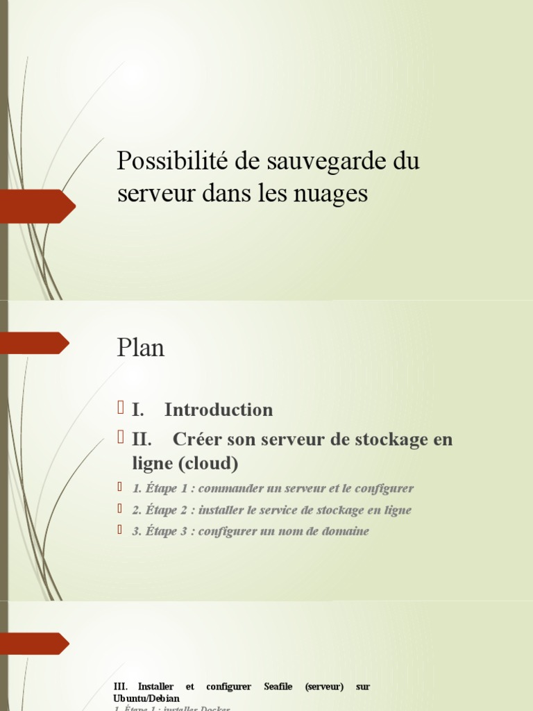 projet Linux-1 | PDF | Serveur (Informatique) | Linux