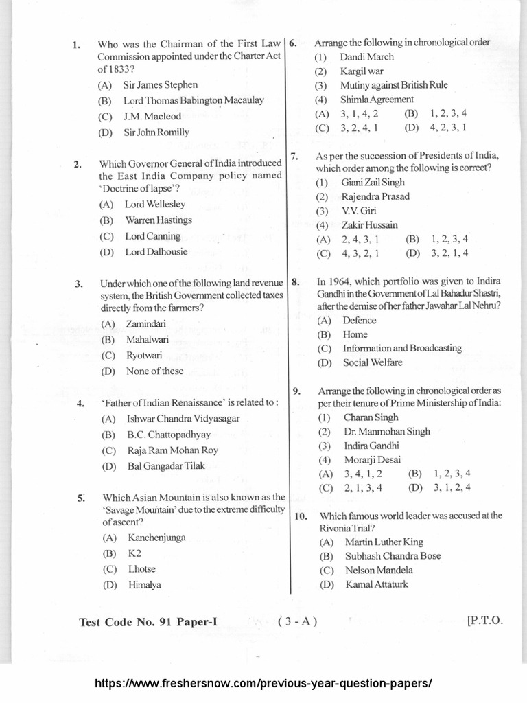 JKPSC ALR DLO Model Papers | PDF