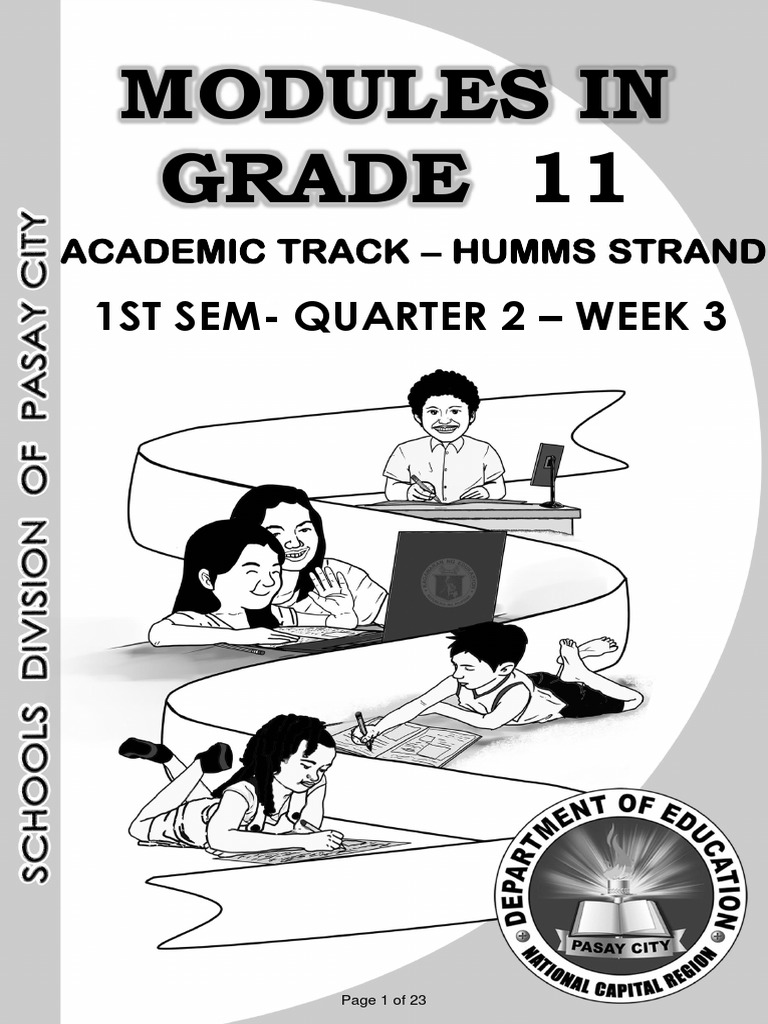 01-Humms 11-Pasay-21st-Cl-Q2-W3 | PDF | Poetry | Play (Theatre)