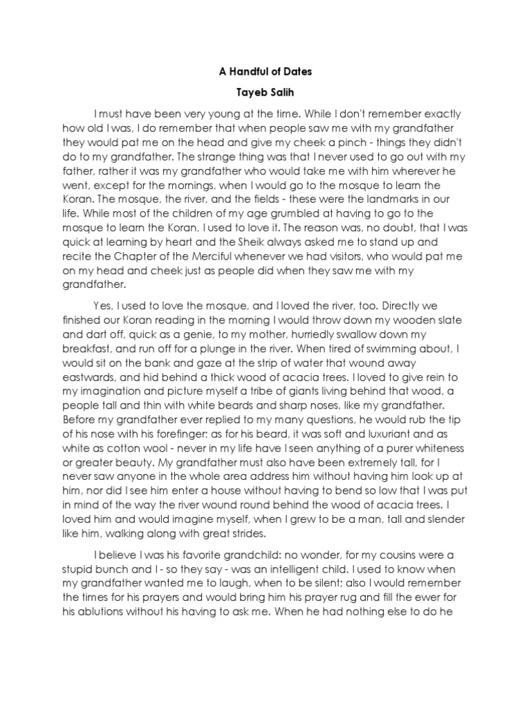 Q2 - Lesson3 - A Handful of Dates | PDF