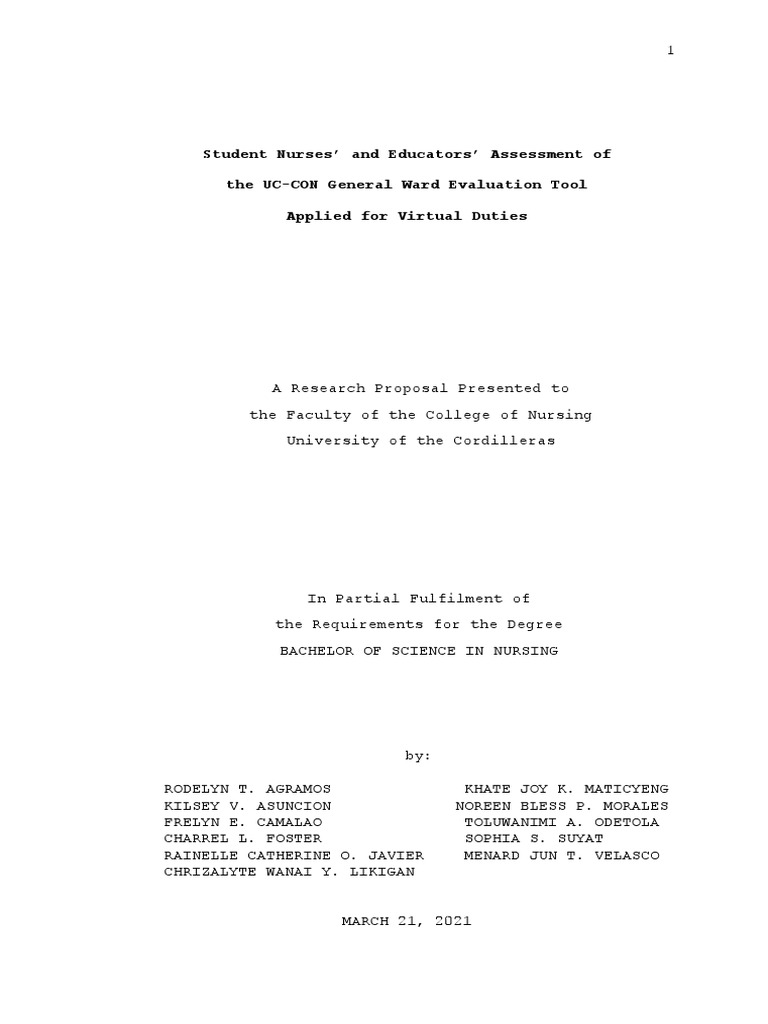 BSN3AC Research Manuscript MARCH 192021 | PDF | Educational Technology ...