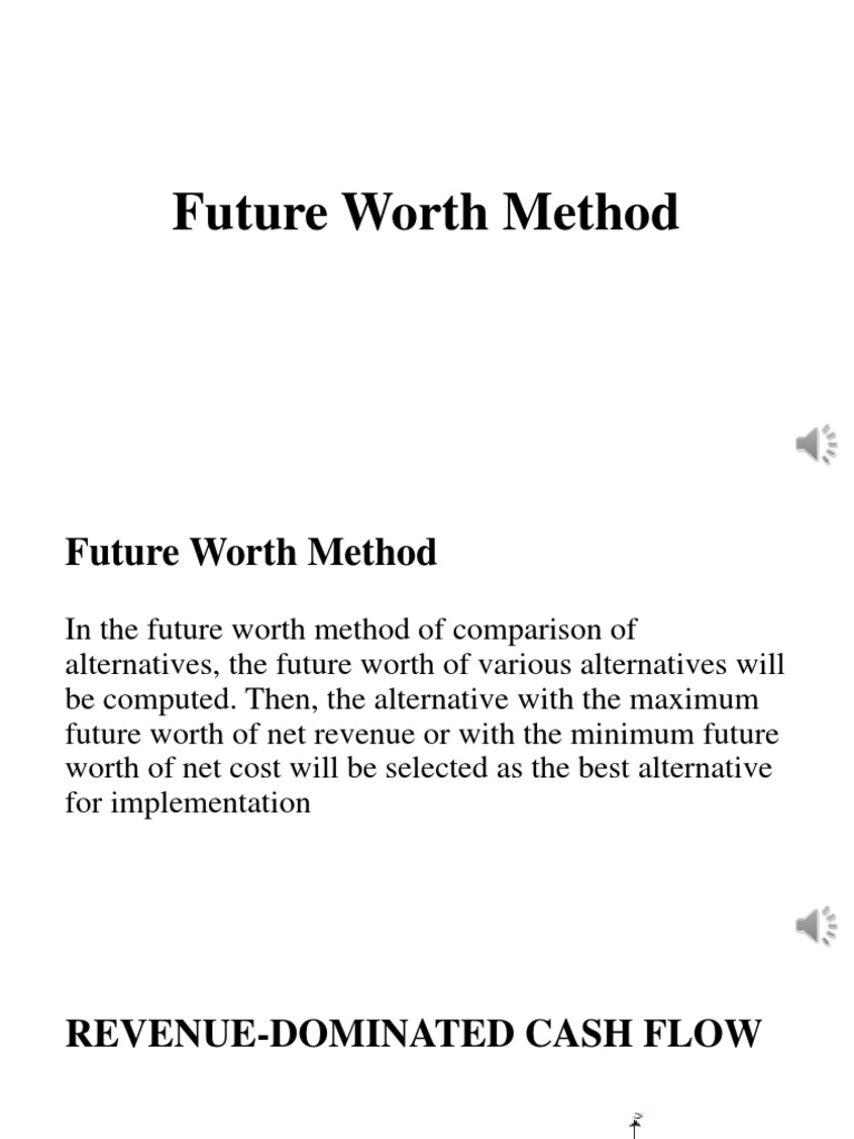Future Worth Method | Download Free PDF | Economies