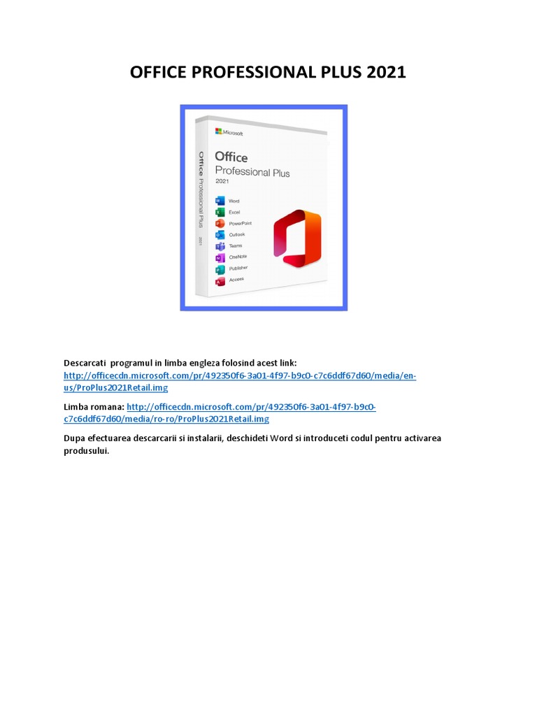 Office Professional Plus 2021 | PDF