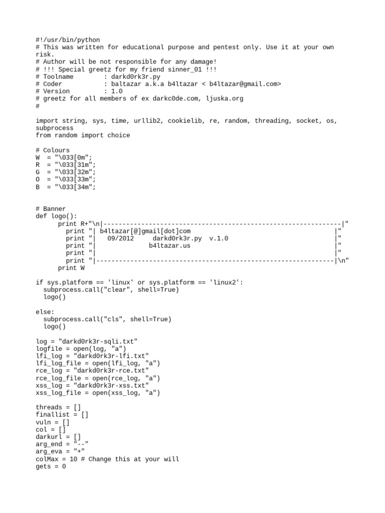 Darkd0rk3r-1 0 Py | PDF | Internet Explorer | Software Engineering