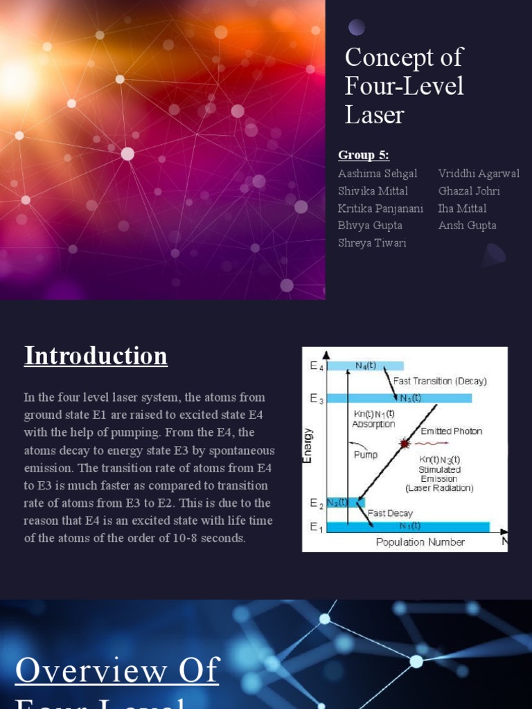 Four-Level Laser System Explained | PDF | Laser | Electromagnetic Radiation
