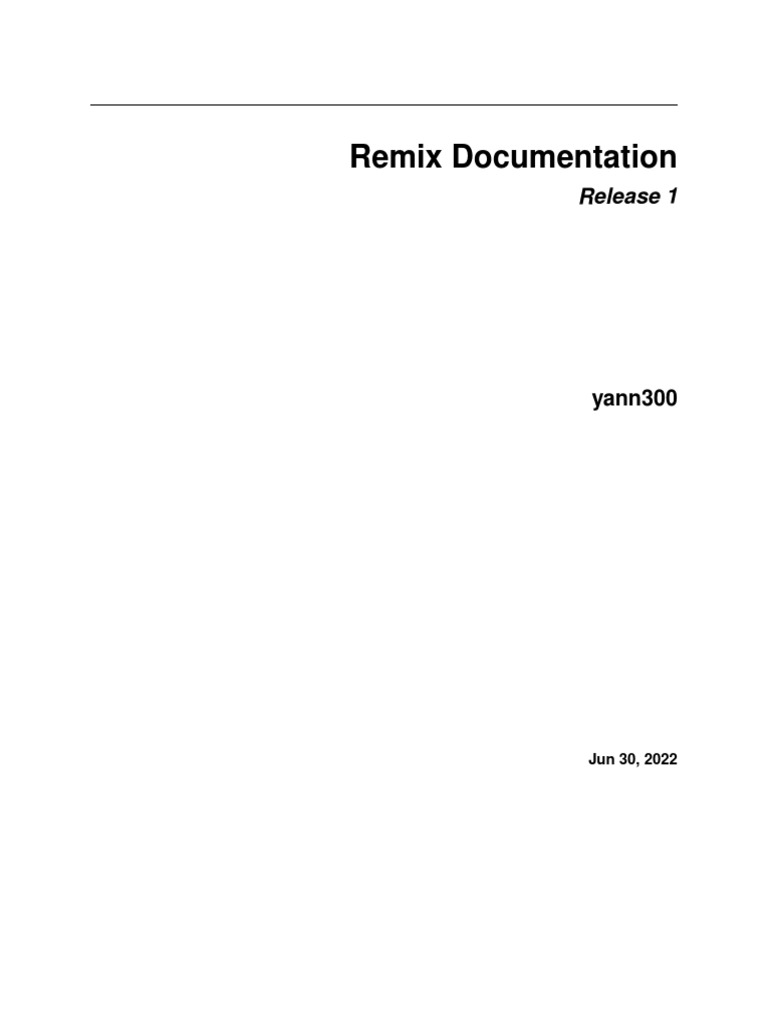 Remix Ide Documentation | Download Free PDF | Computer File | Icon (Computing)