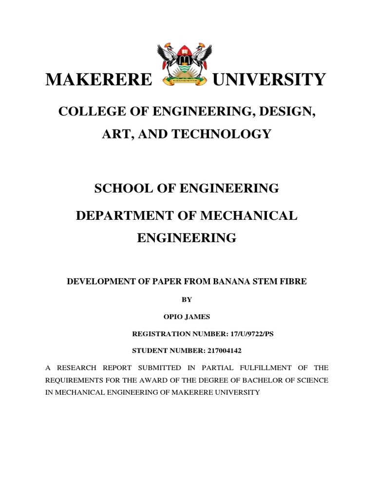 Final Copy of Report James | PDF | Cellulose | Paper
