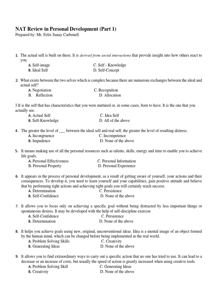 Perdev Review Part 1 Download Free PDF Emotions Adolescence