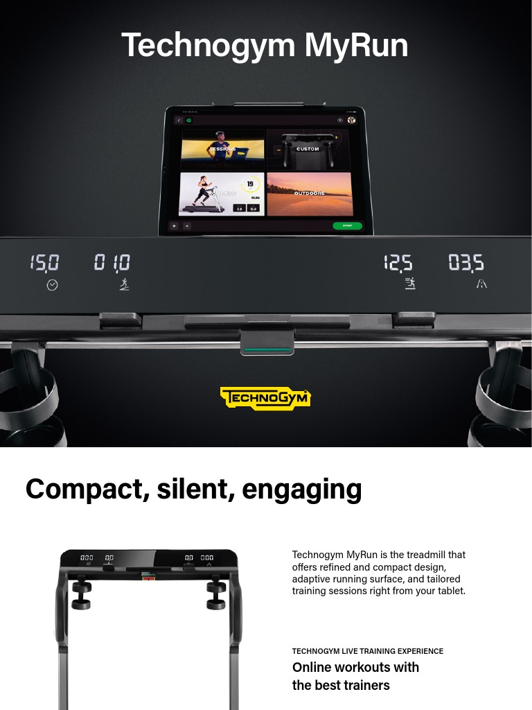 Technogym Myrun - Catalogue | PDF | Tablet Computer | Physical Fitness