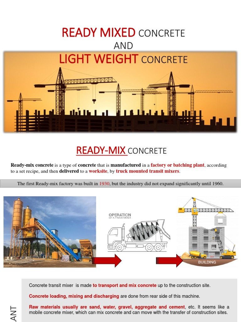 RMC & LWC | PDF | Concrete | Wall