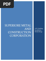 Method Statement For Aluminum Cladding Installation | PDF | Personal ...