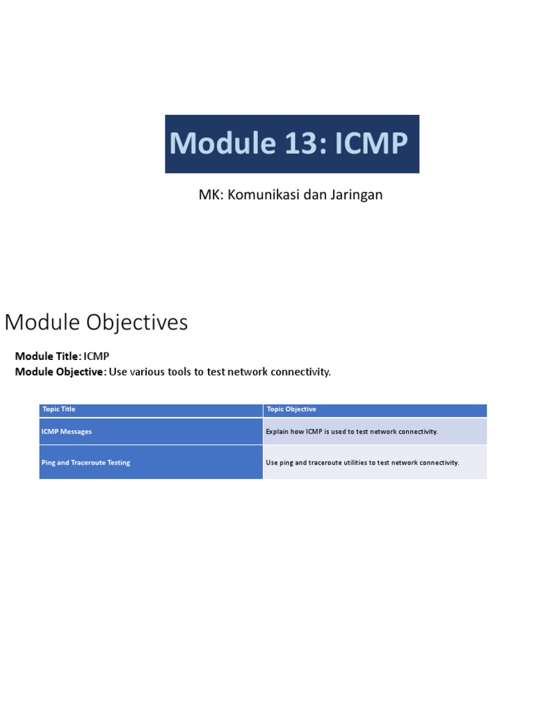 13 Icmp | PDF | I Pv6 | Cyberspace