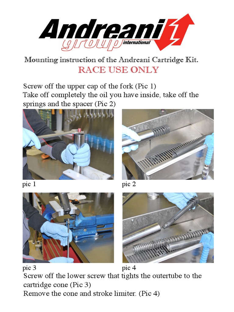 Andreani Manual Einbau Cartridge | PDF
