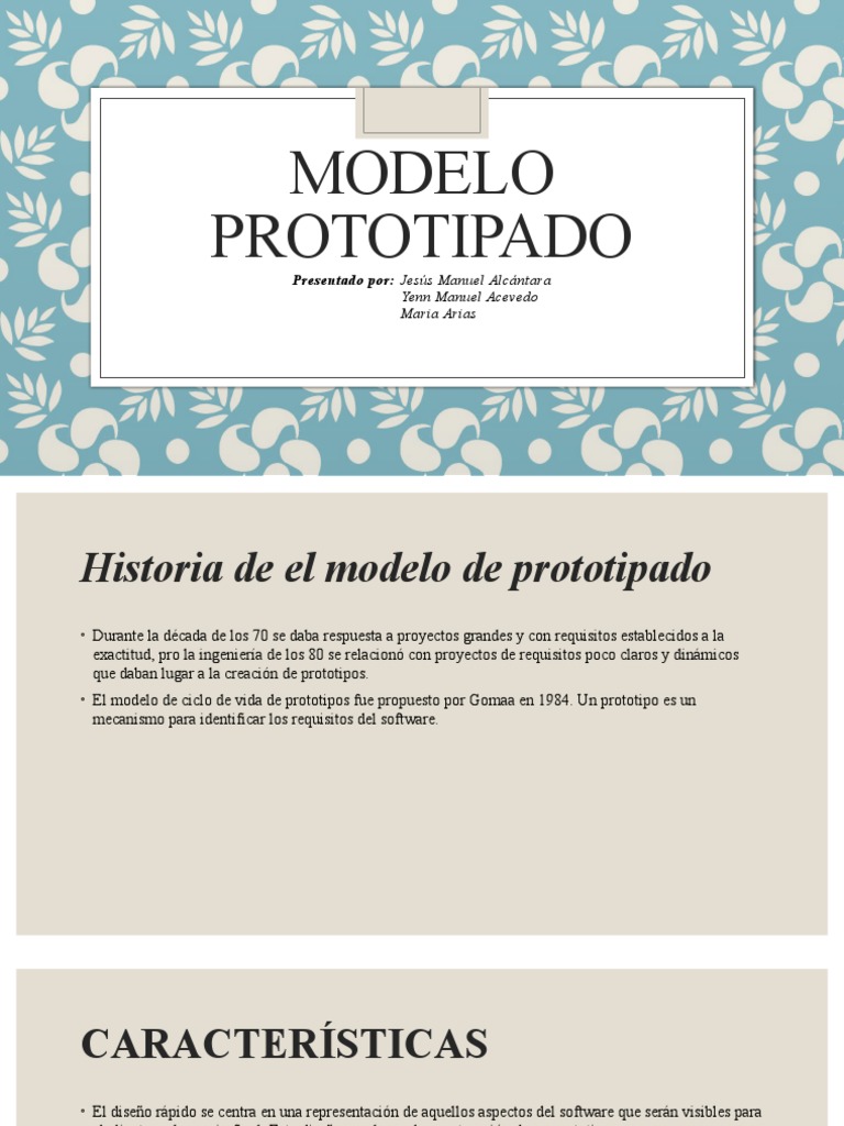 Modelo Prototipado.... Exposicion | PDF | Software | Ingeniería