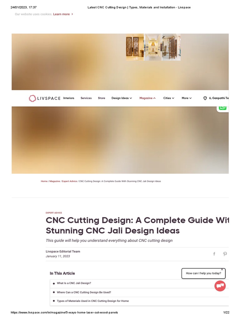 Latest CNC Cutting Design - Types, Materials and Installation ...