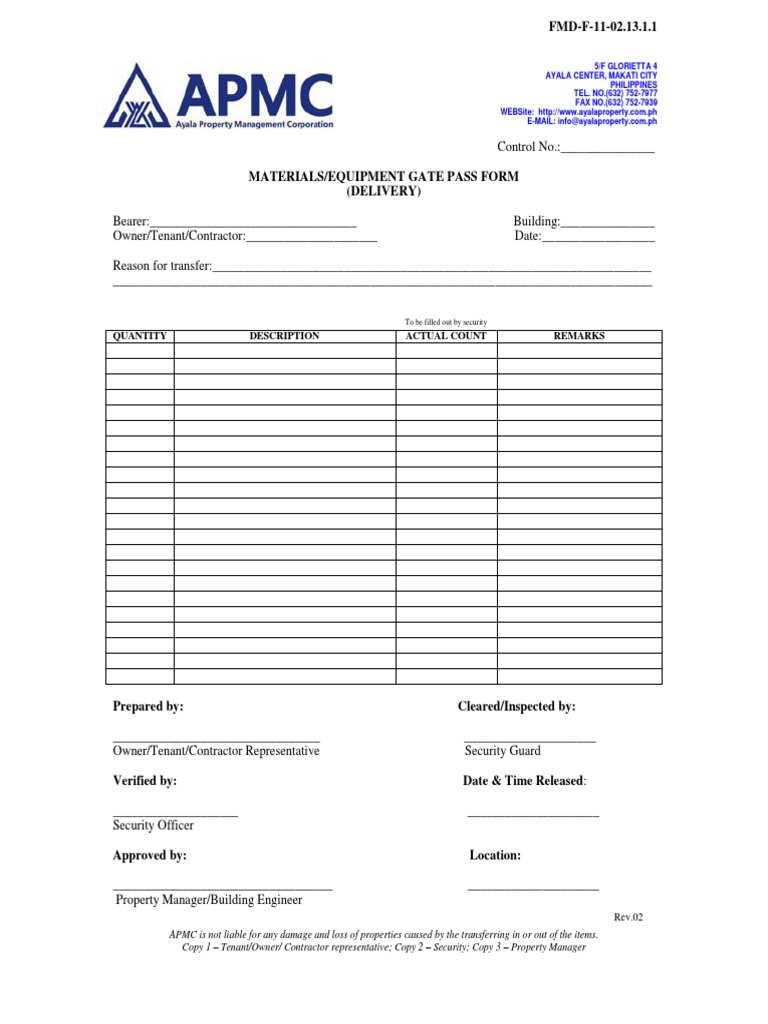 Delivery Permit - AFT | PDF