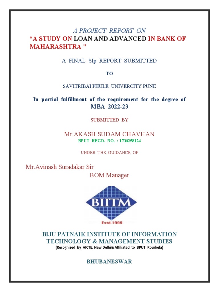 A Project Report On Sip Pdf Human Resource Management Employment