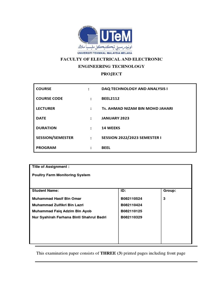 Poultry Farm Monitoring System | PDF | Simulation | Electrical Engineering