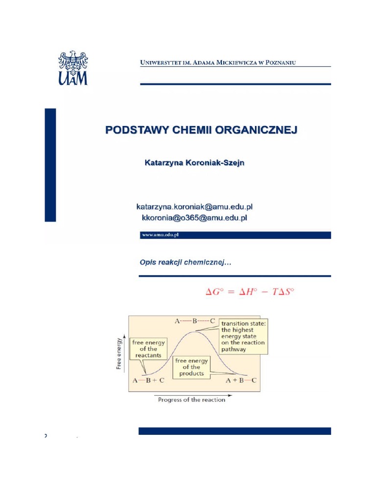 Wykład 2 Chemia Organiczna | PDF