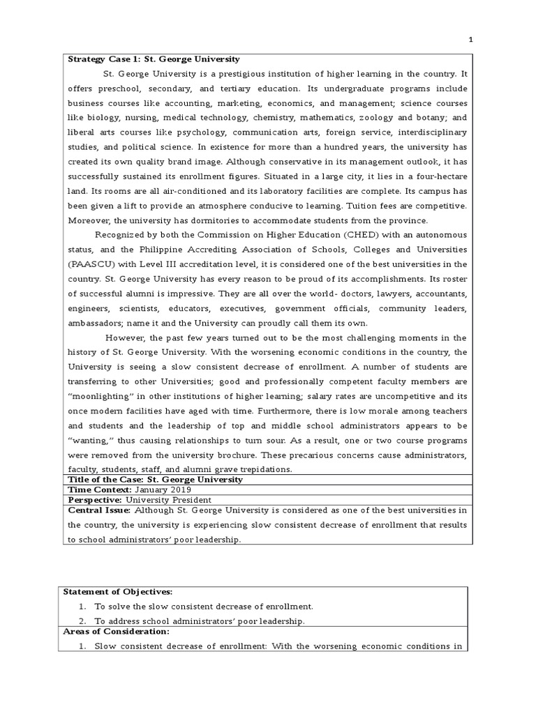 Case 1 8 Strat | PDF | Hospital | Debt