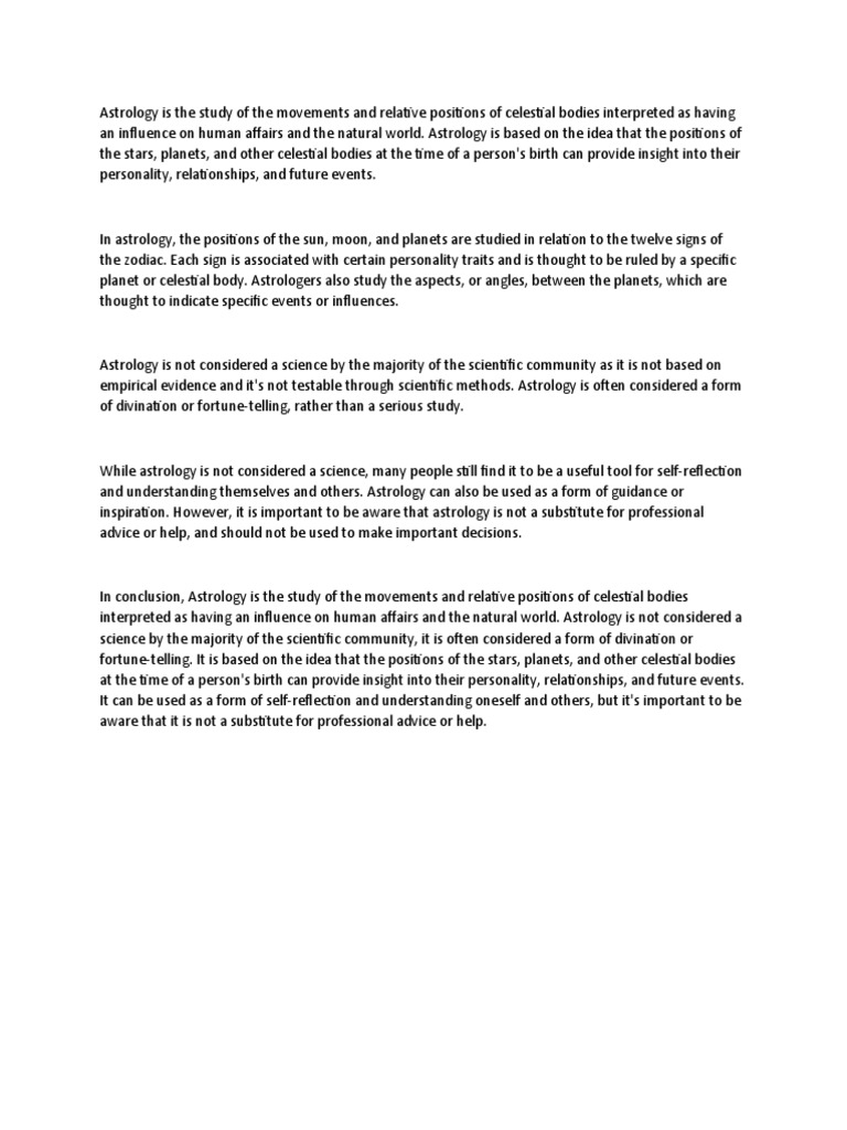 Astrology | PDF | Science & Mathematics