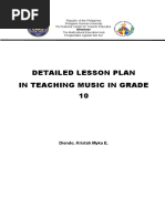 Detailed Lesson Plan in Musical Play | PDF | Lesson Plan | Multimedia
