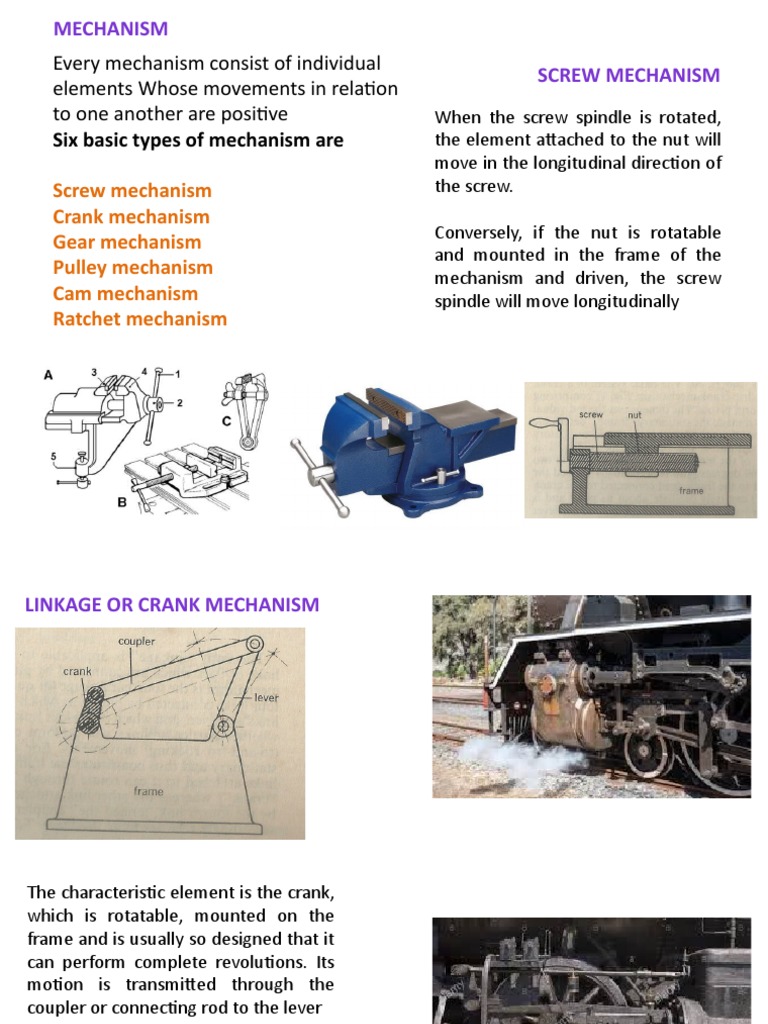 Mechanism | PDF | Machines | Mechanical Engineering