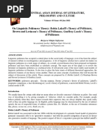 Random Fluctuation Theory (Charles Hockett) | PDF | Slang | Meme