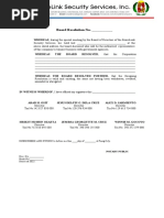 Sample Board Resolution (Authorized Representative DOLE) | PDF | Board ...