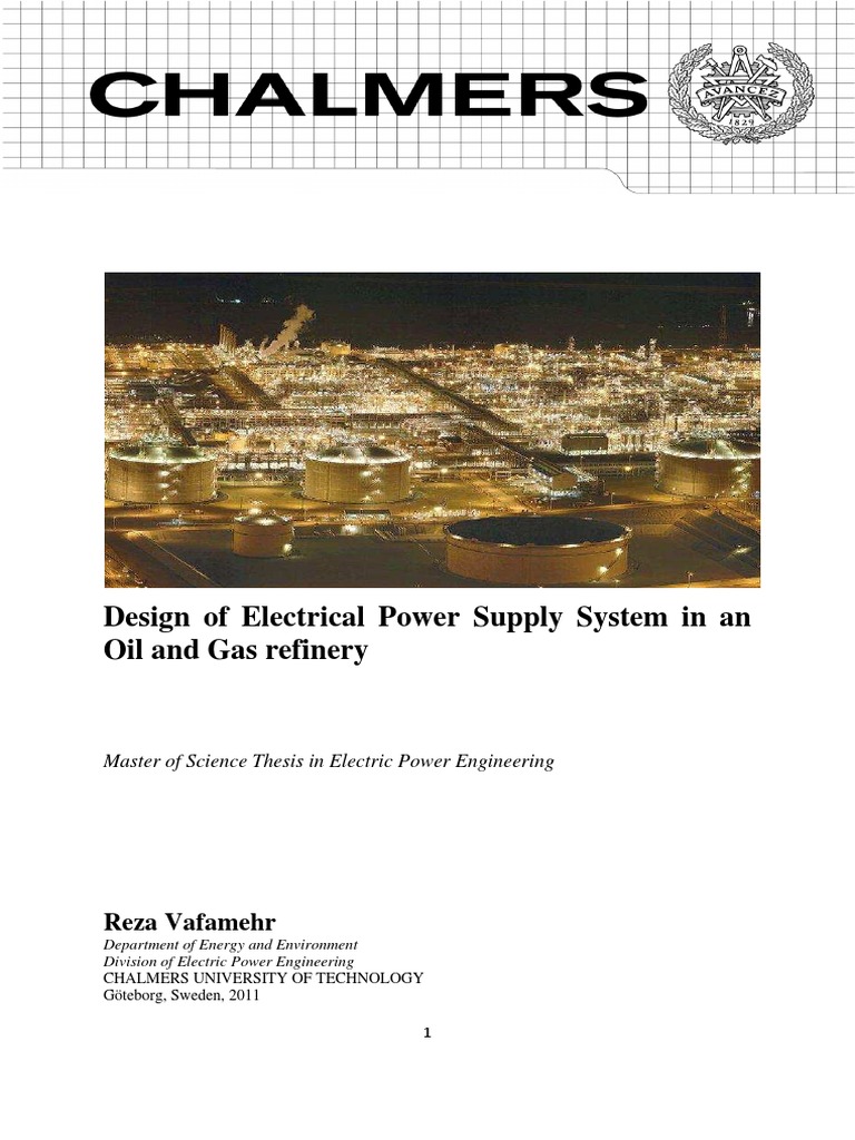 Electrical Power Supply Design in Refineries | PDF