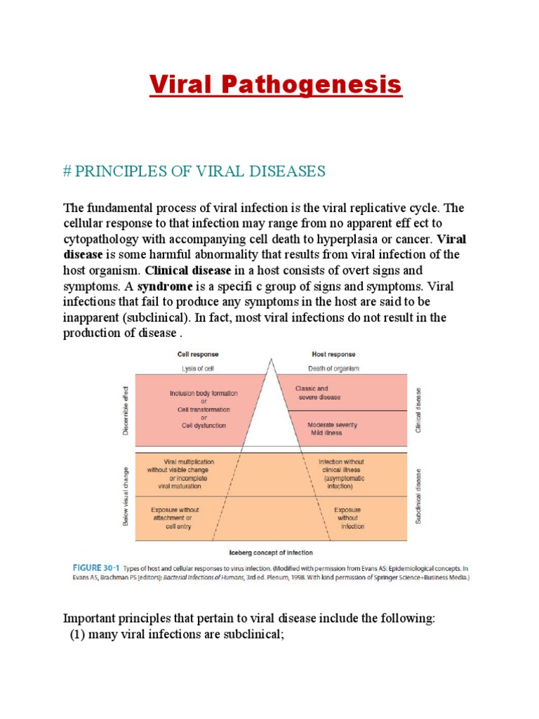 Viral Pathogenesis | PDF | Virus | Infection